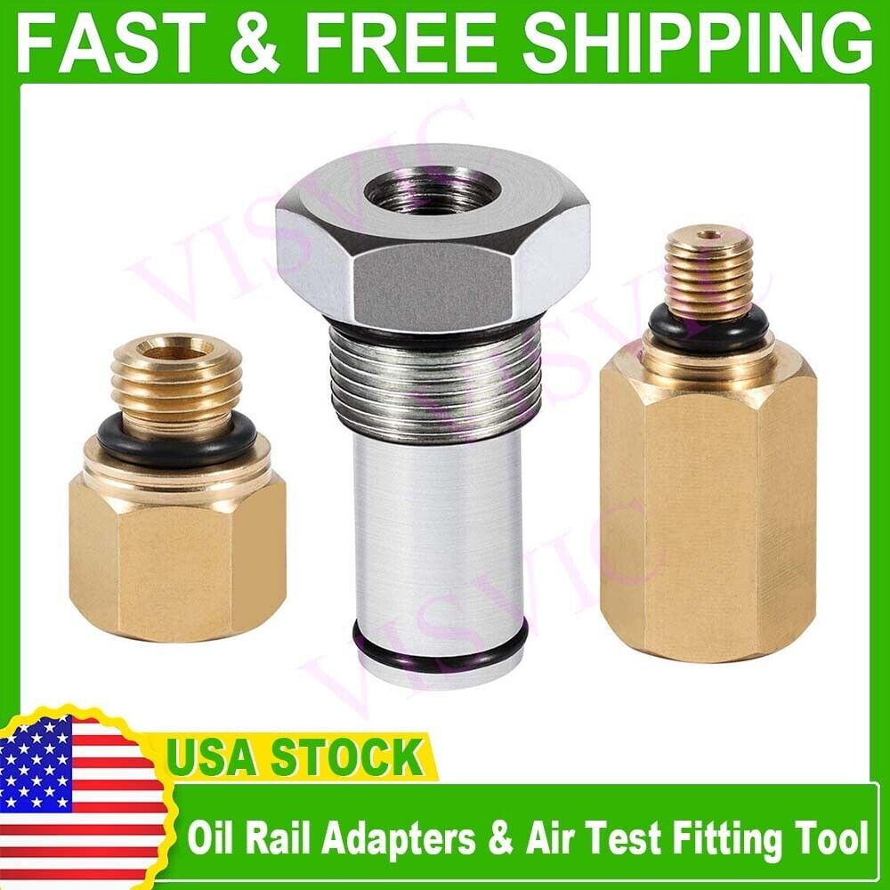 High Pressure Oil Pump IPR Valve Air Test + Oil Rail Adapters Leak for ...