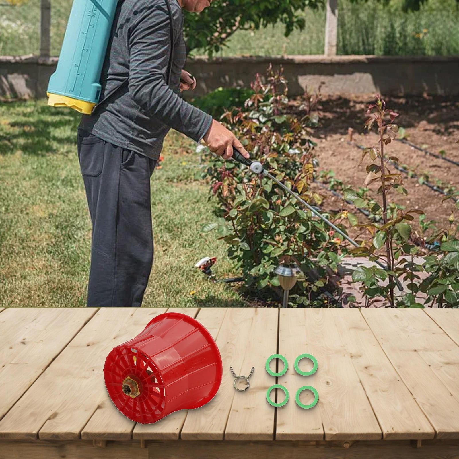 High Pressure Rotating Nozzle Agricultural Sprayer Air Supply Long ...