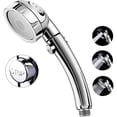 High Pressure Shower Head, 3-Settings Handheld Showerhead with ON/Off ...