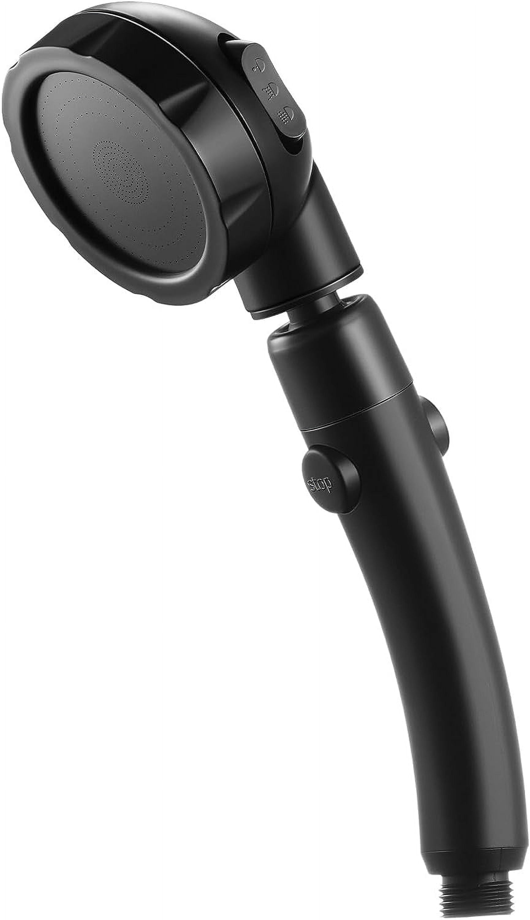 High Pressure Shower Head, 3-Settings Handheld Showerhead with ON/Off ...
