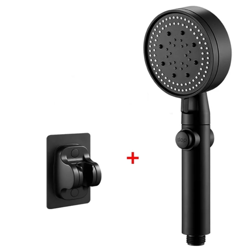 High Pressure Shower Head 5 Modes Adjustable Showerheads with Hose ...