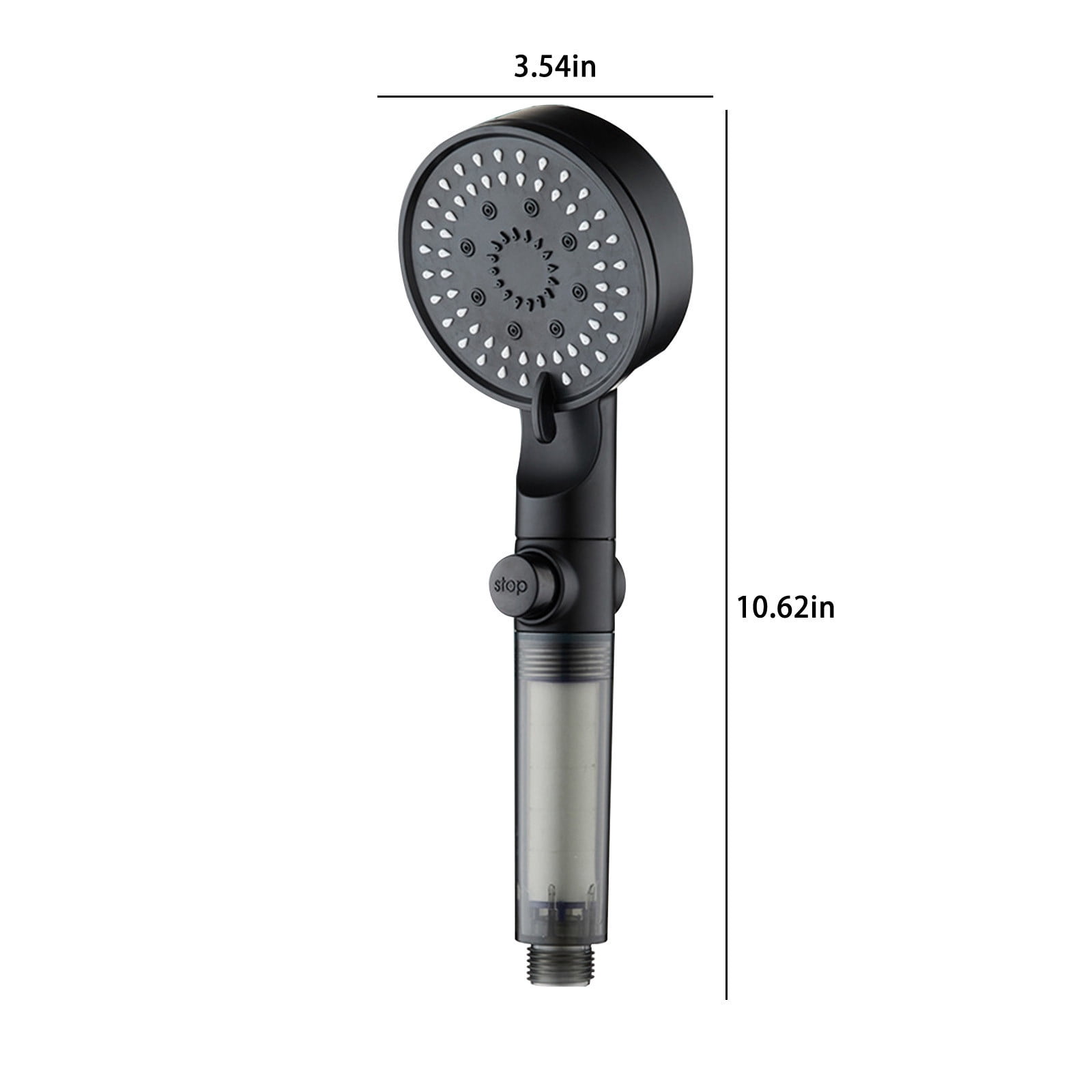 High Pressure Shower Head, Adjustable 5-Speed Shower Faucet, High ...