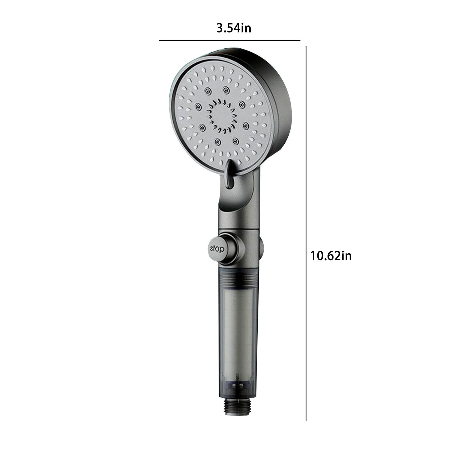 High Pressure Shower Head, Adjustable 5-Speed Shower Faucet, High ...