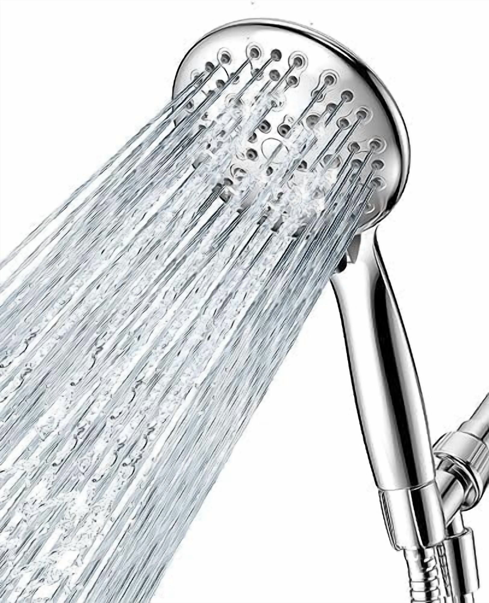 High Pressure Shower Head with Handheld, 6 Spray Settings Handheld ...