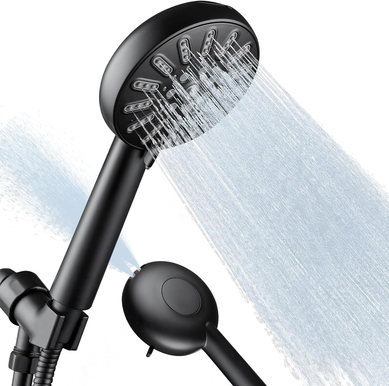 High Pressure Shower Head with Handheld, 8-mode Shower Heads, Anti-clog ...