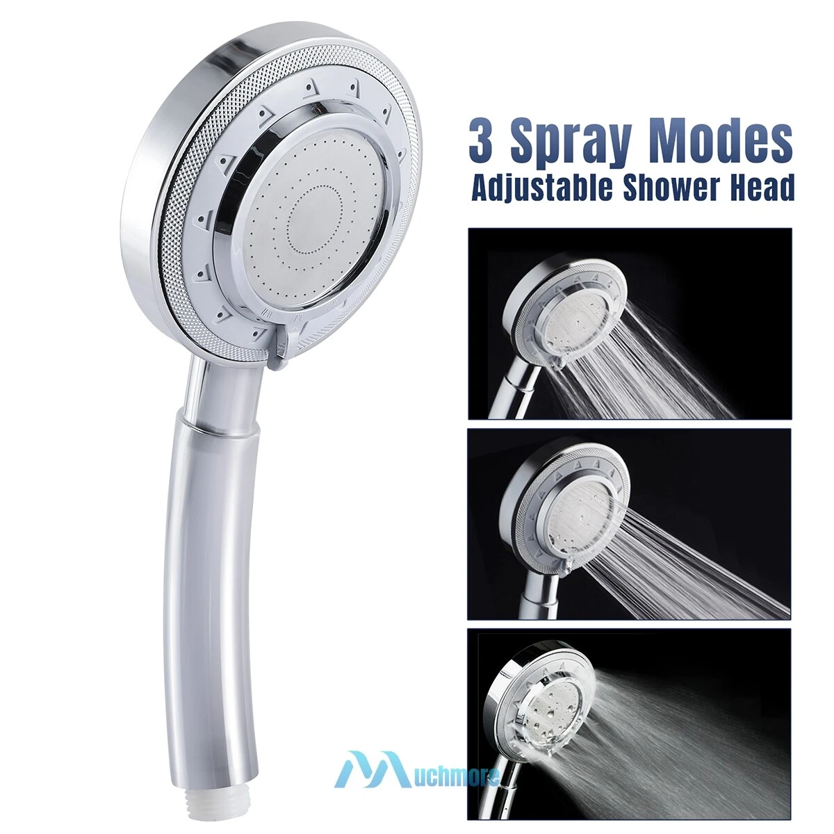 High-Pressure Shower Head, Multi-Functional Hand Held Sprinkler With 3 ...