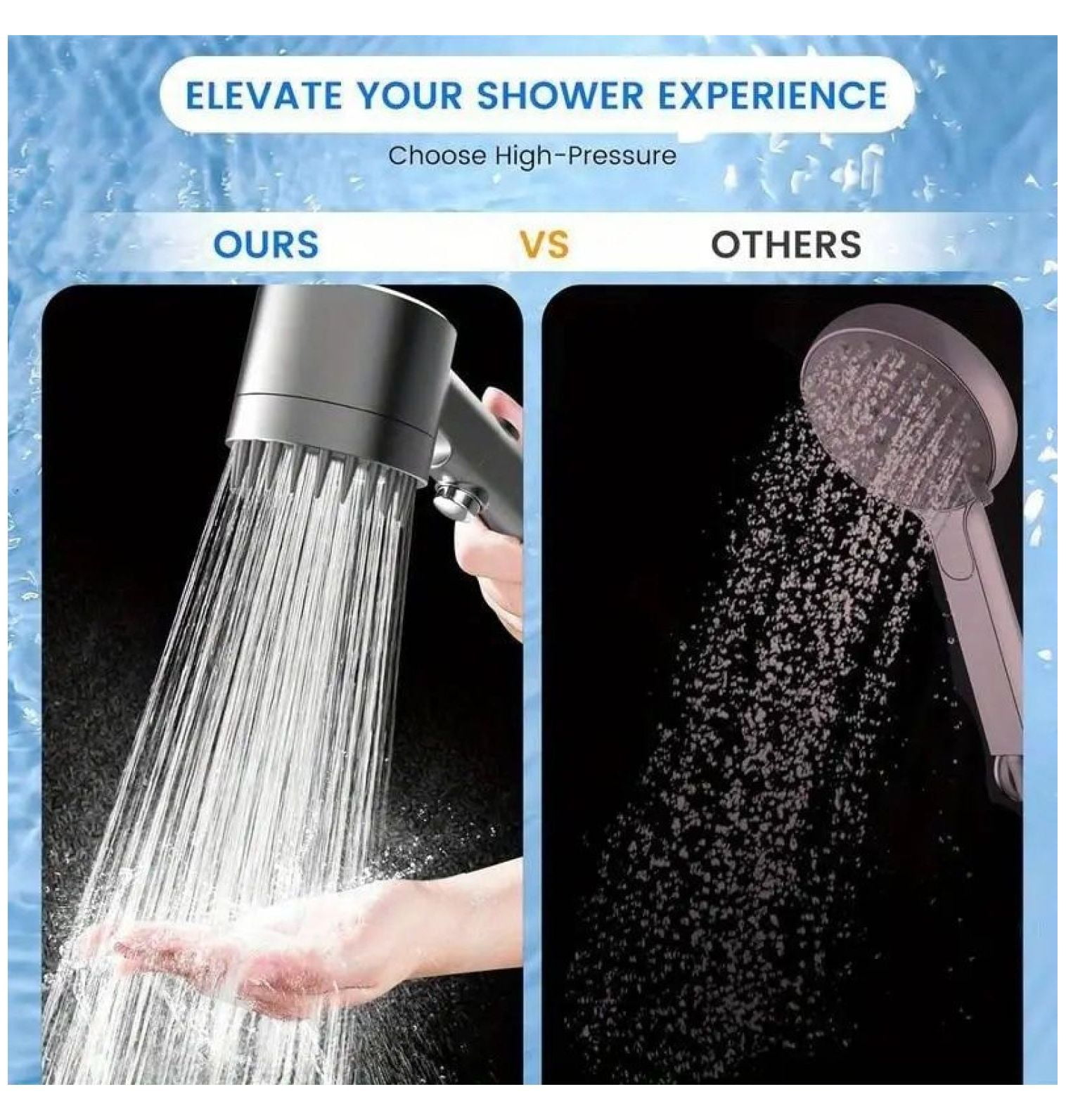 High Pressure Shower Head with Filter, Multiple Modes, Pet Bathing ...