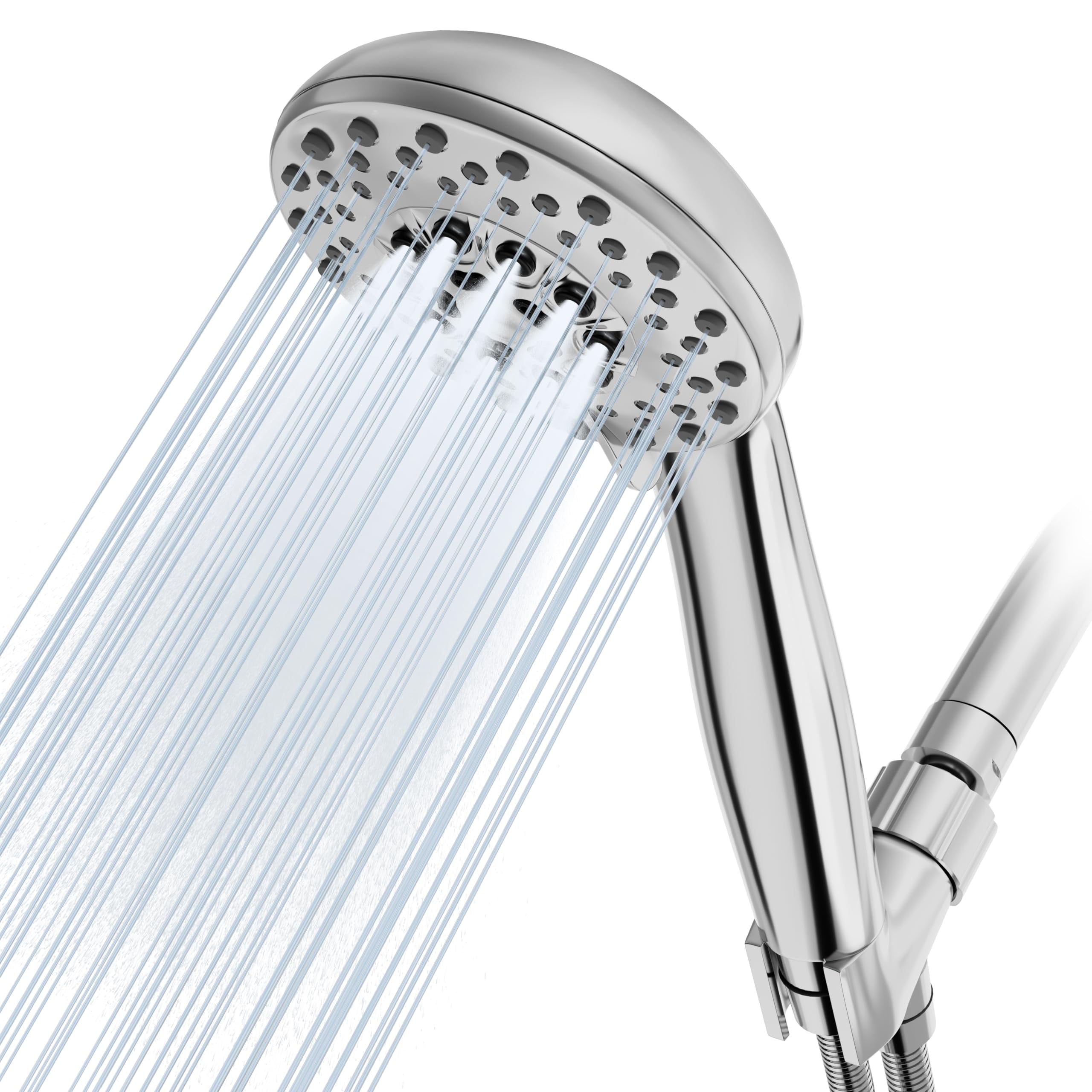 High Pressure Shower Head with Powerful Shower Spray & 59'' Stainless ...