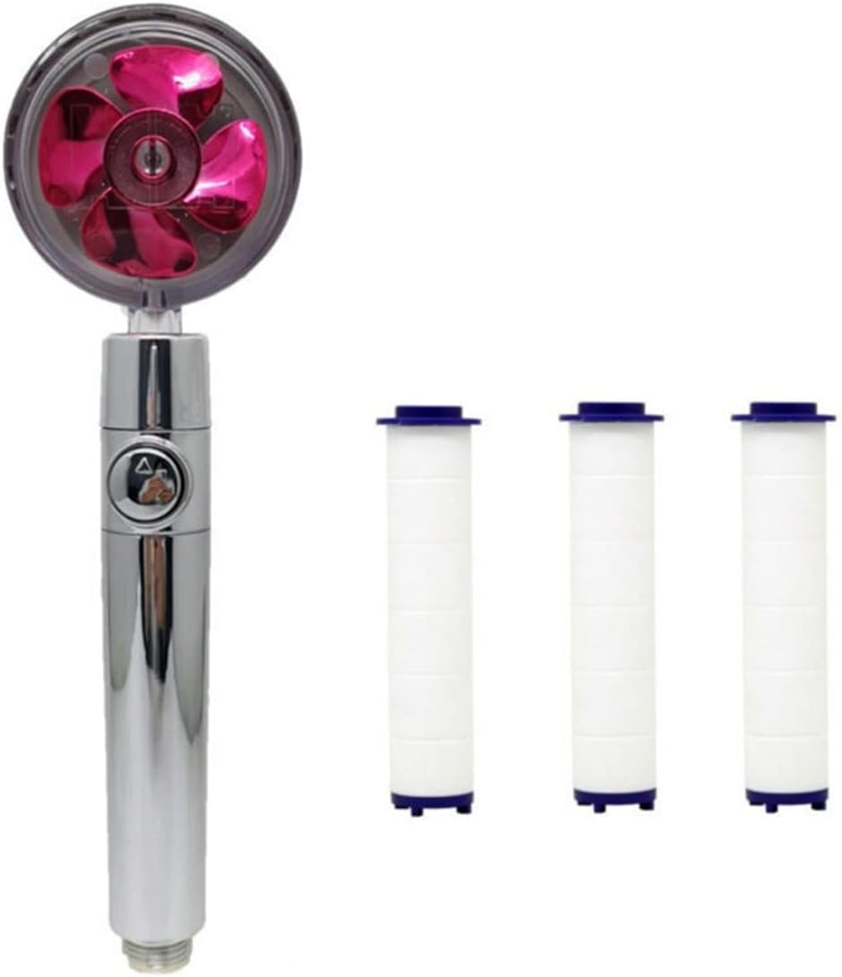 High Pressure Shower Heads, Handheld Turbo Shower Head, Propeller Hydro ...