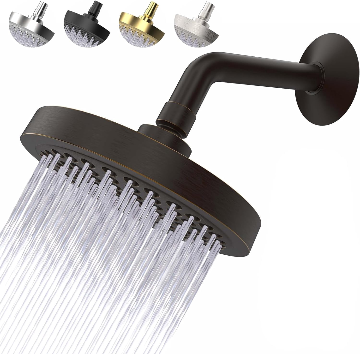 -High Pressure Shower Heads - High Flow Shower Head - 1.8 GPM with ...