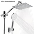 High Pressure Shower Set with Rain Shower System and Hand-held Shower ...