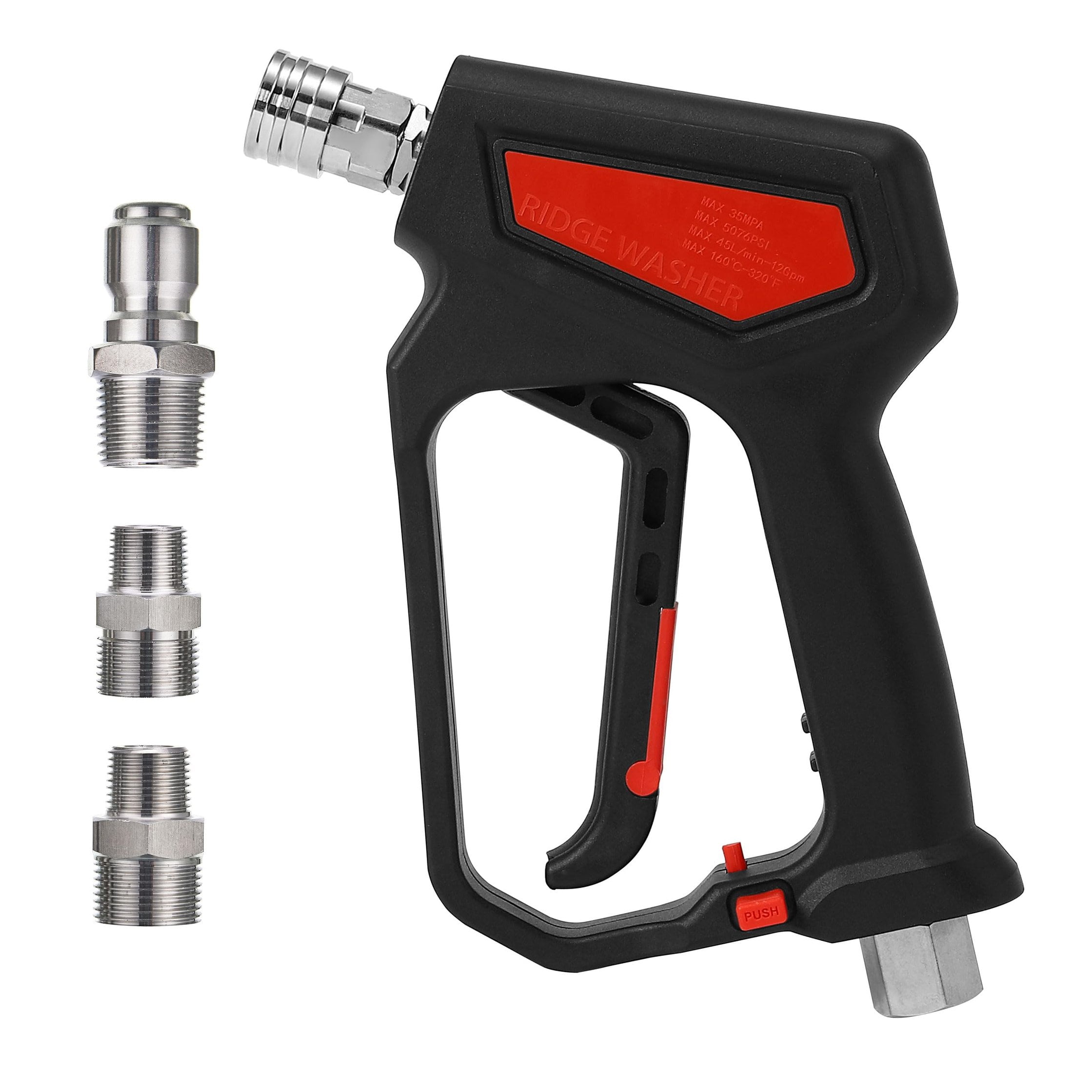 High Pressure Spray Gun 5000 PSI with Quick Connect Fittings 12 GPM ...