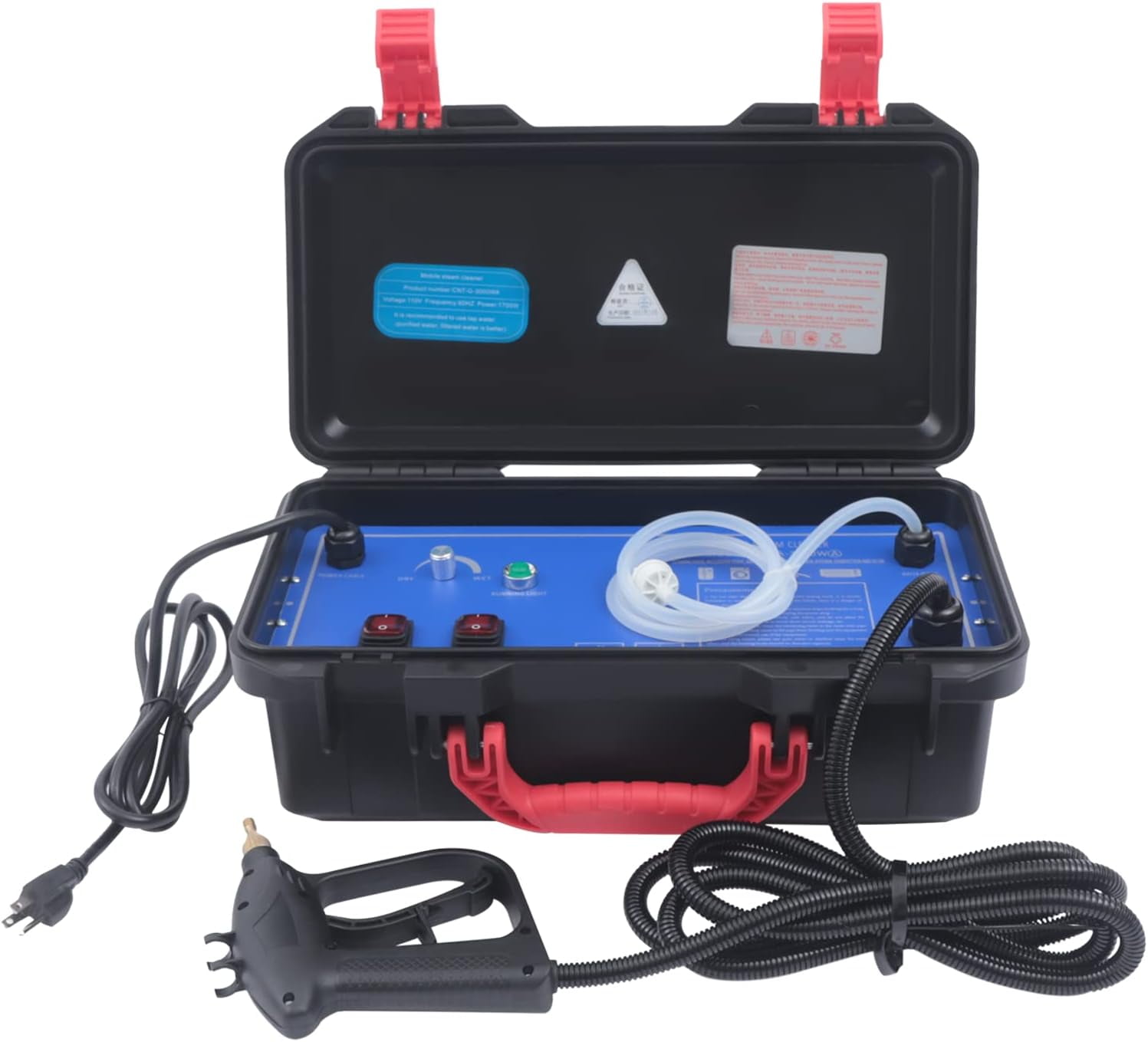 High Pressure Steam Cleaner, 110v 1700w Handheld Steamer for Cleaning ...