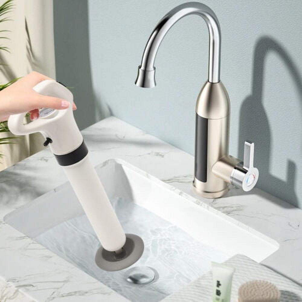 High Pressure Toilet Plunger Air Drain Blaster Pressure Pump Cleaner ...