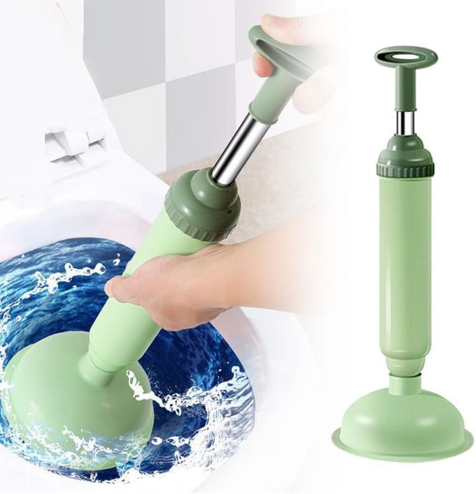 High Pressure Toilet Unblock a Shot, 2024 Upgraded Toilet Plunger Kits ...