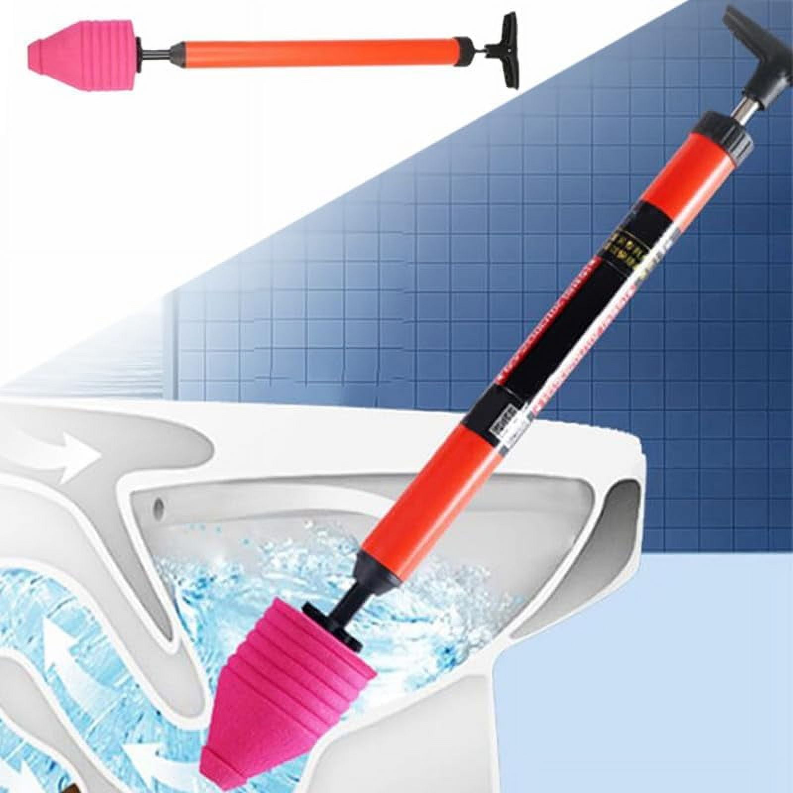 High Pressure Toilet Unblock a Shot, 2024 Upgraded Toilet Plunger Kits ...