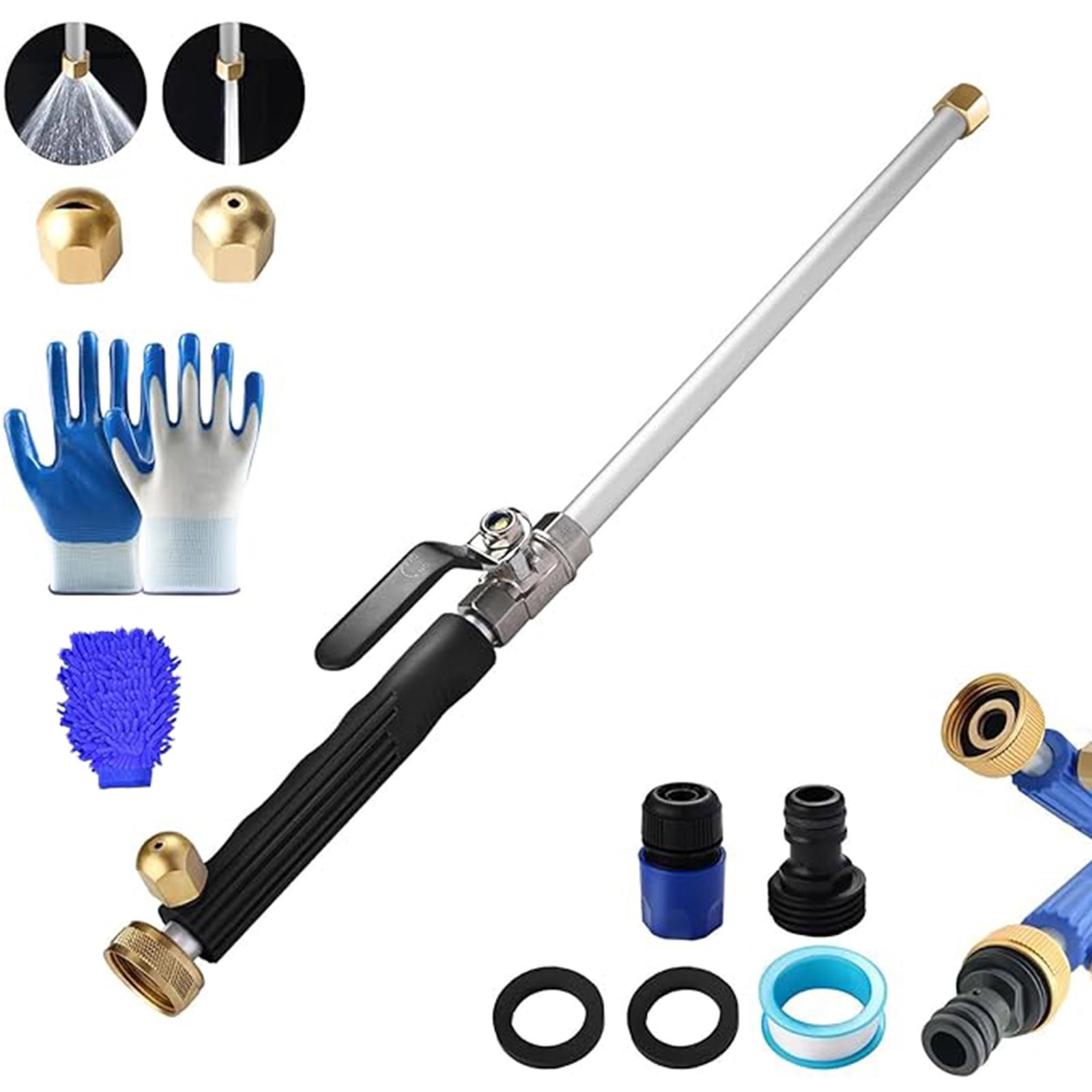 High Pressure Washer 2-in-1 - 3000PSI Water-Saving Power Cleaner with ...
