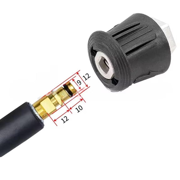 High Pressure Washer Adapter, Hose Adapter Quick Connect, Brass M22 ...