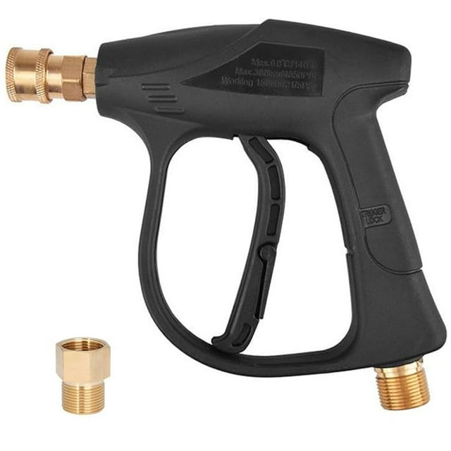 High Pressure Washer Gun Kit 4000 PSI, M22-14mm/15mm Fittings, Quick ...