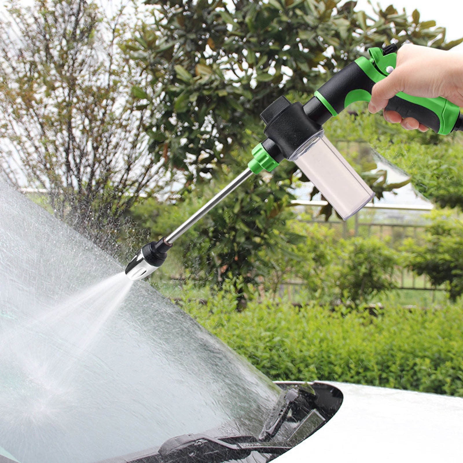 High Pressure Washer High Pressure Water Gun with Foam Jug and Hose ...