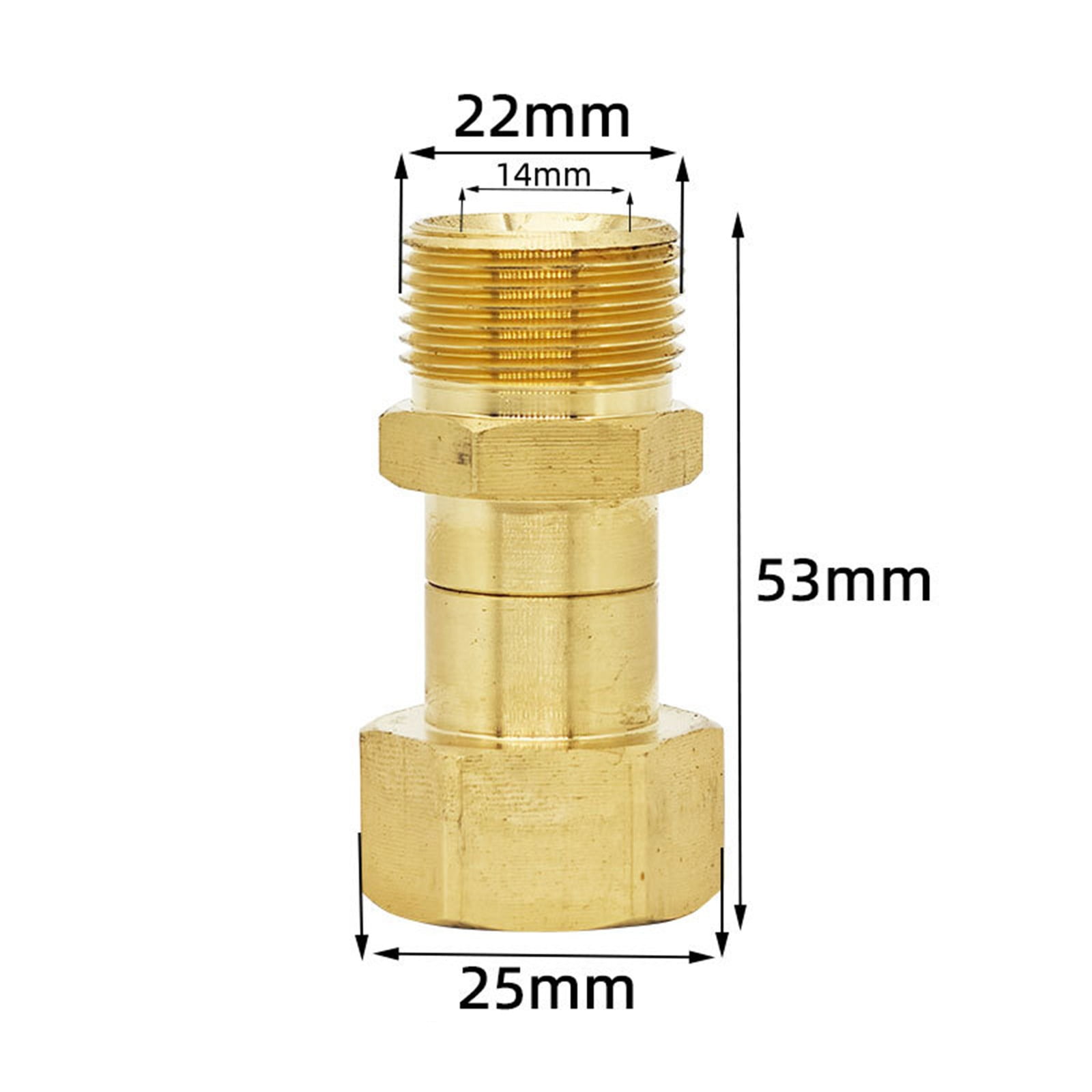 High Pressure Washer Swivel Joint Connector Hose Fitting 360° Sprayer ...