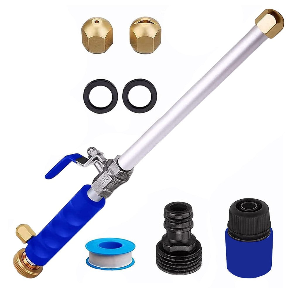 High Pressure Washing Garden Hose Nozzle Set: 2 Nozzles and Quick ...