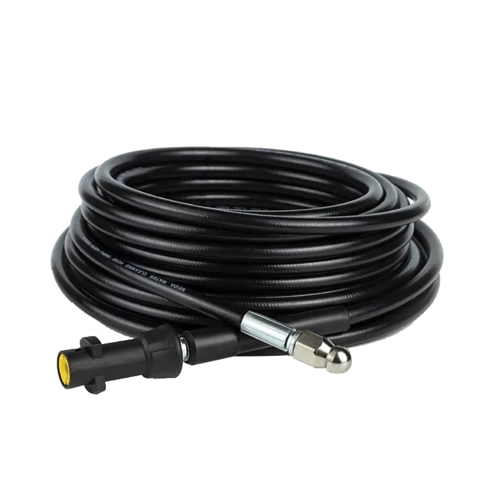 High Pressure Water Cleaning Rubber Pipe 15m Flexible Sewer Jetting ...