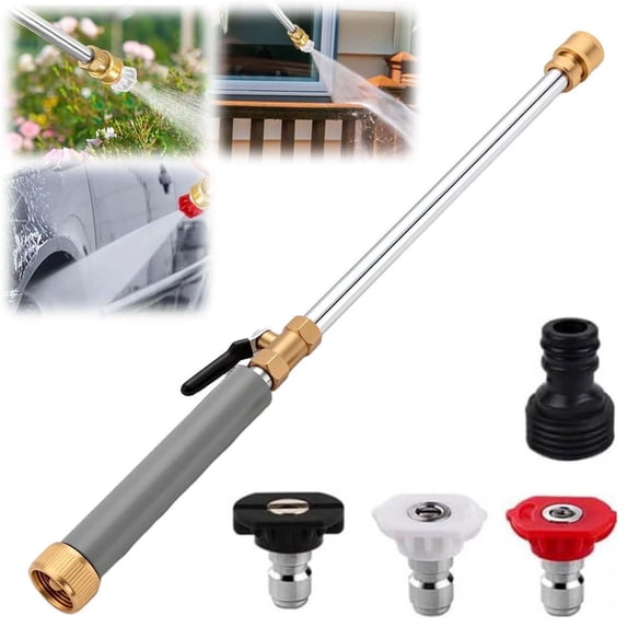 High-Pressure Water Gun – Power Washer Wand for Car Washing, Patio ...
