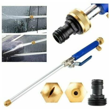 High Pressure Water Nozzle Spray Gun Water Lance with 2 Cleaning ...