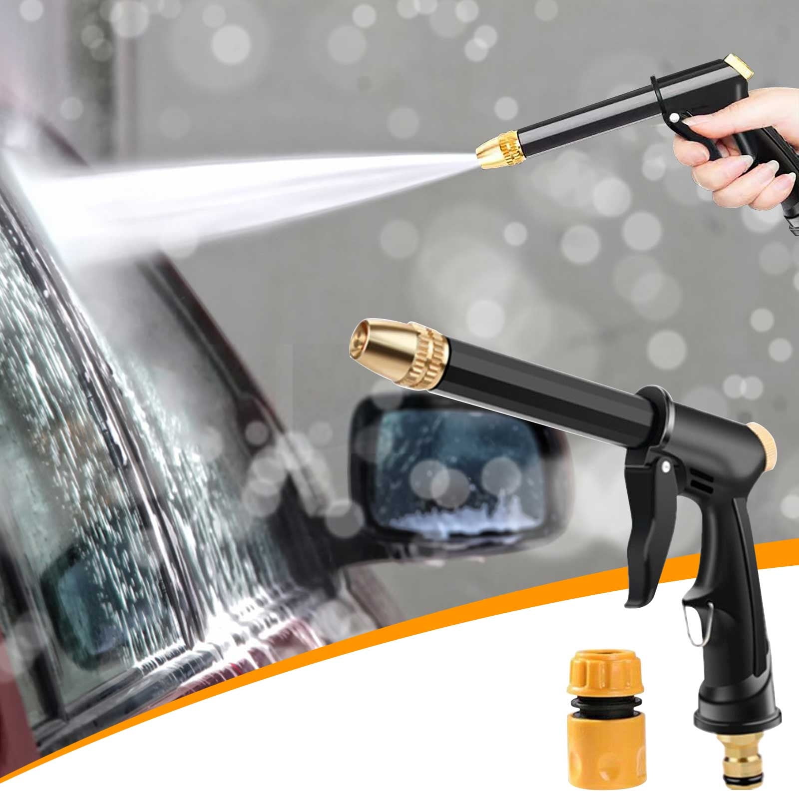 High Pressure Water Spray Nozzle for Car Wash & Garden | Rotating Spray ...