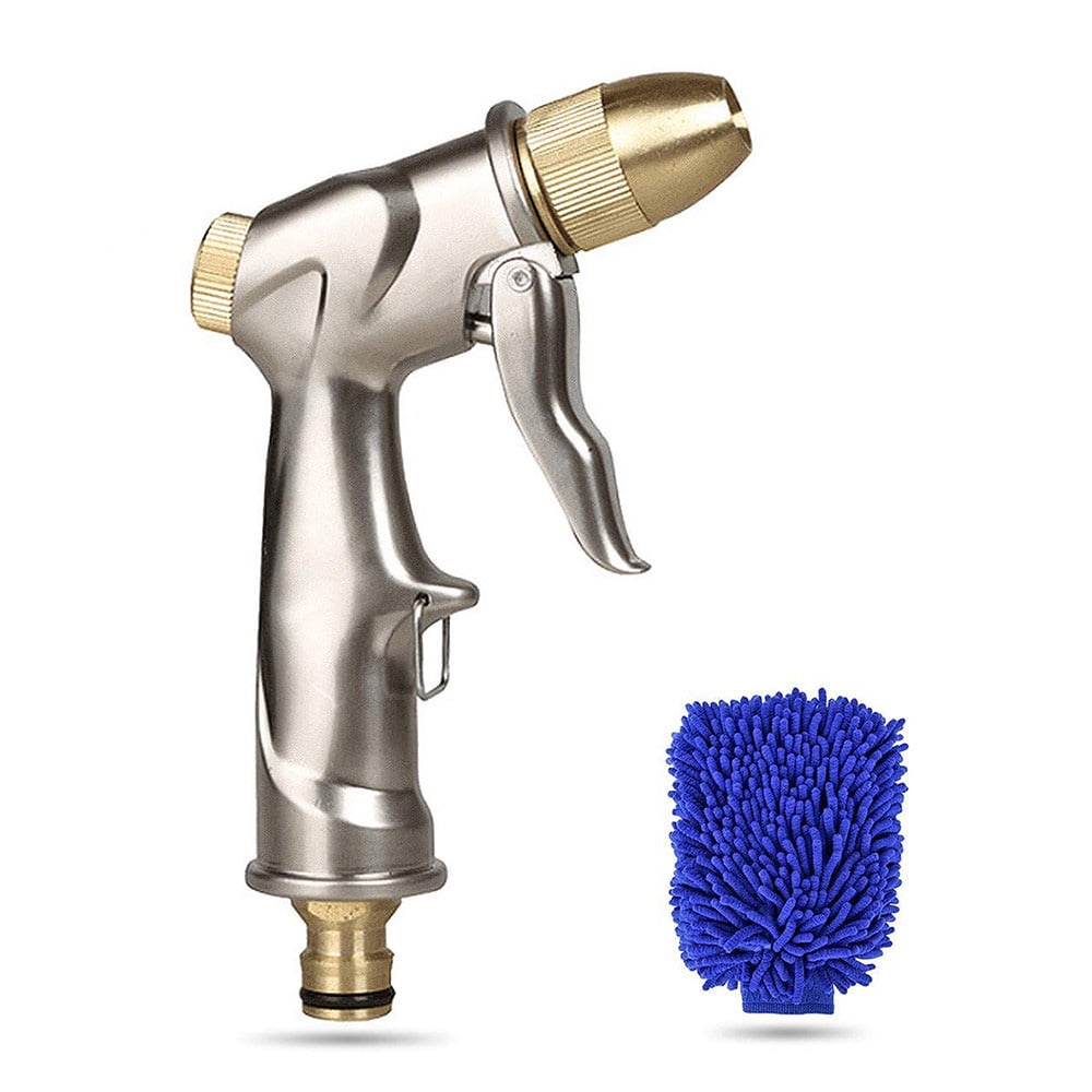 High Pressure metal Garden Water Spray Gardening Sprayer Water Hose Jet ...