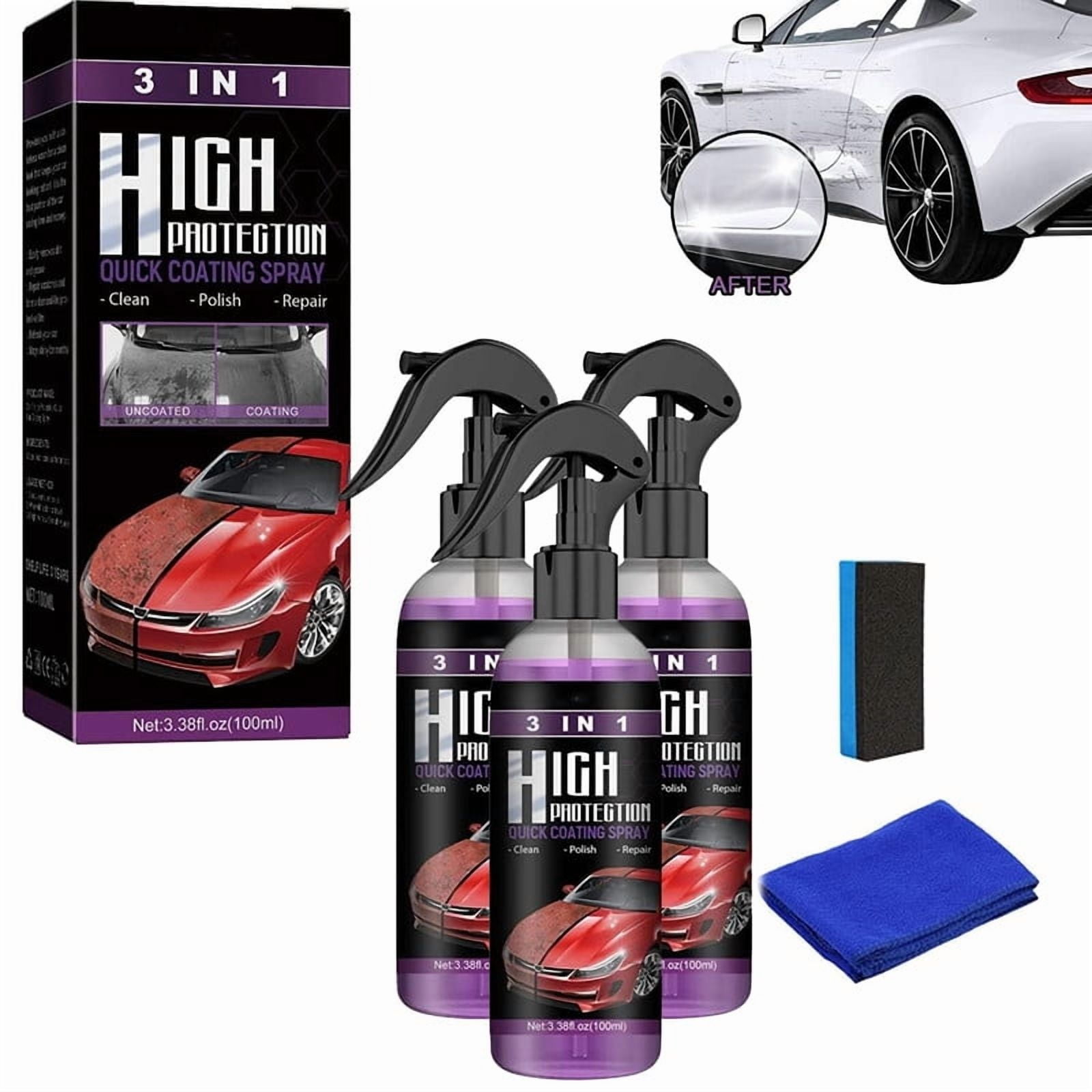 High Protection 3 in 1 Spray, 3 in 1 High Protection Quick Car Ceramic ...