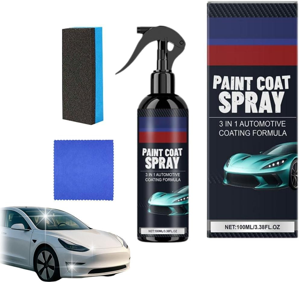 High Protection Fast Nano Ceramic Coating Spray, 3 in 1 Ceramic Coating ...