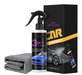 High Protection Fast Nano Ceramic Coating Spray, Prepinfoam 3 in 1 Ceramic Coating Spray, Car ...