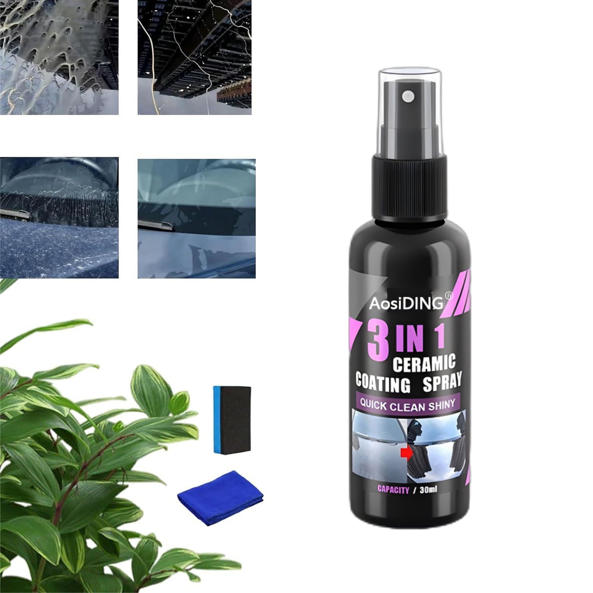 High Protection Fast Nano Ceramic Coating Spray,Prepinfoam 3 in 1 ...