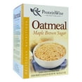 High Protein Maple and Brown Sugar Oatmeal, Oatmeal, SugarFree, Low Fat ...