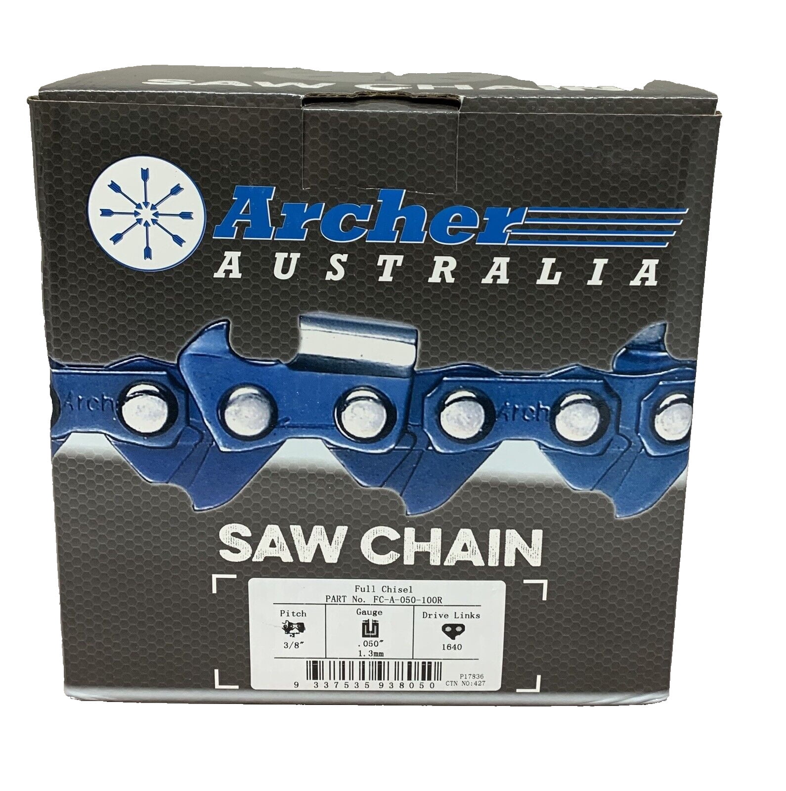 High-Quality 100ft Smallzonex Full Chisel Chainsaw Chain - 3/8 Pitch ...
