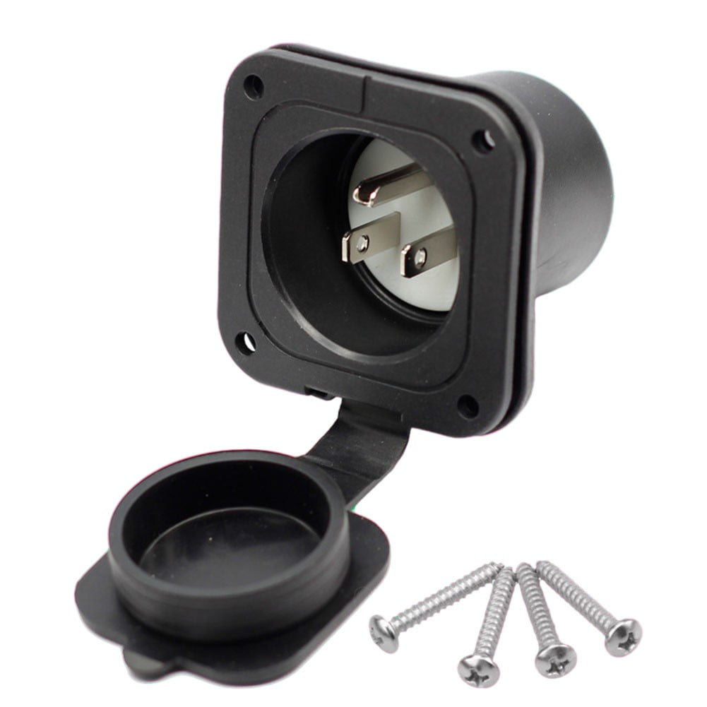 High-Quality 125250V 15 Amp Flanged Power Inlet Receptacle Rv for ...