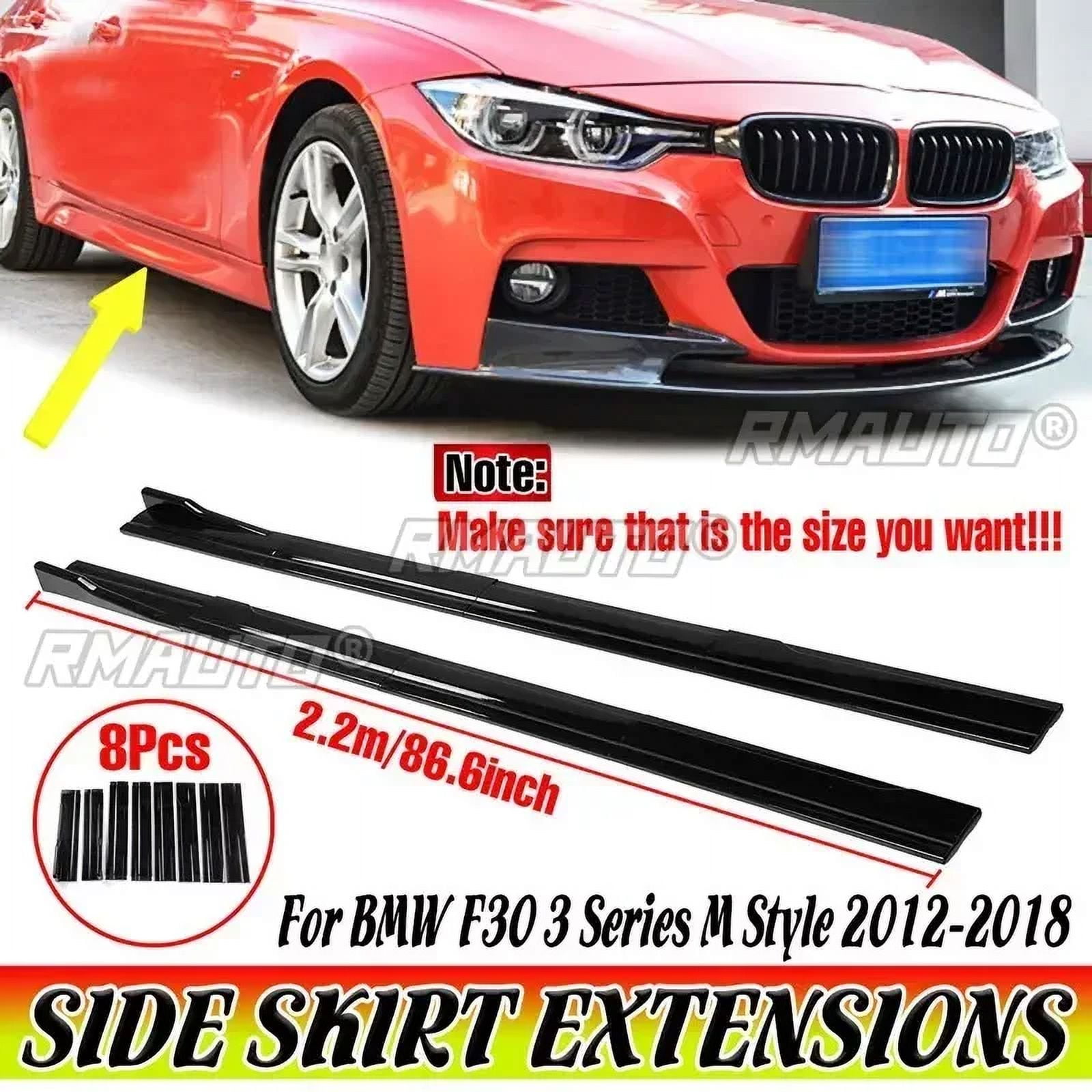 High Quality 2.2m Side Skirts Extension Rocker Splitters Diffuser ...