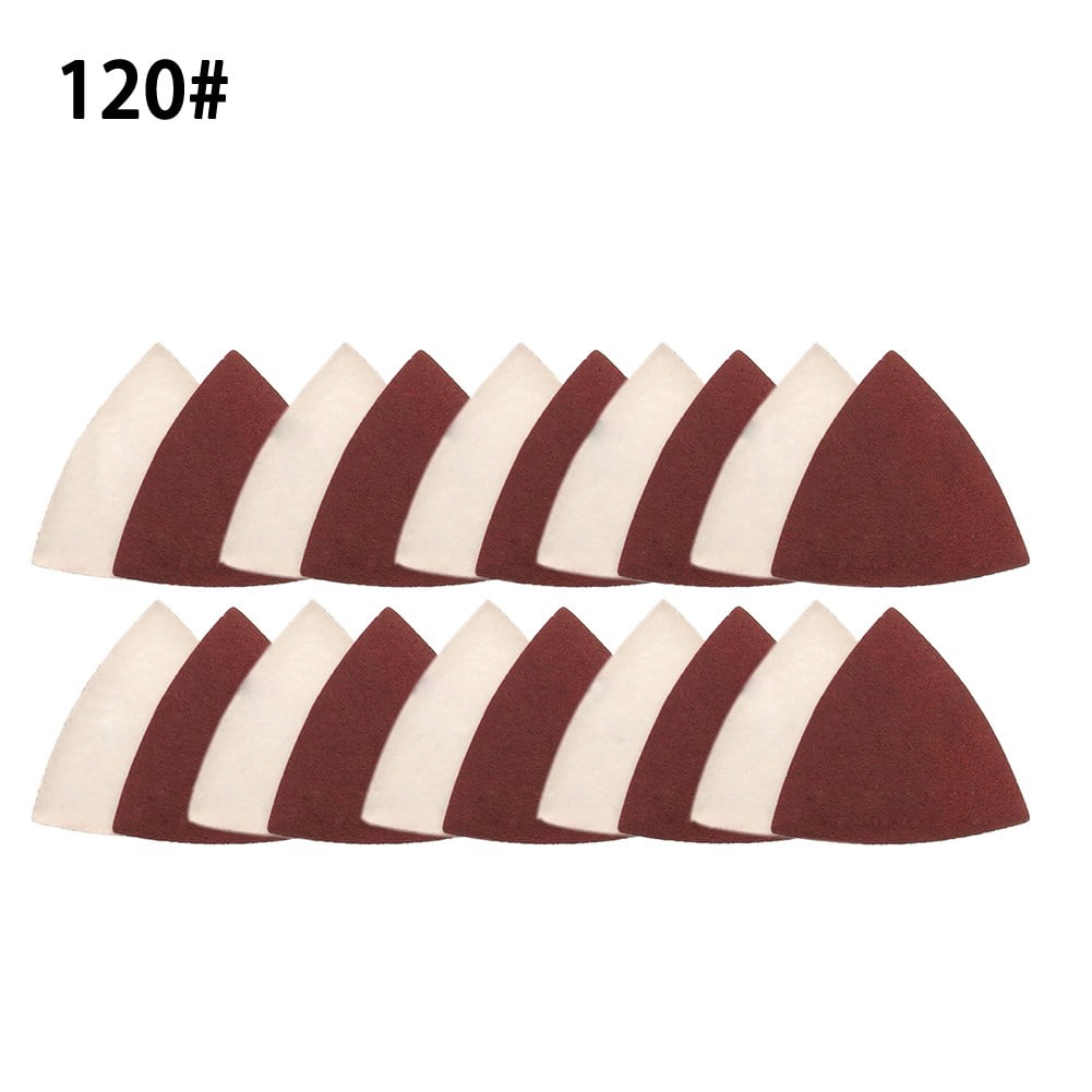 High Quality 20× Triangle Sandpaper Sanding Pad Oscillating Multitool ...