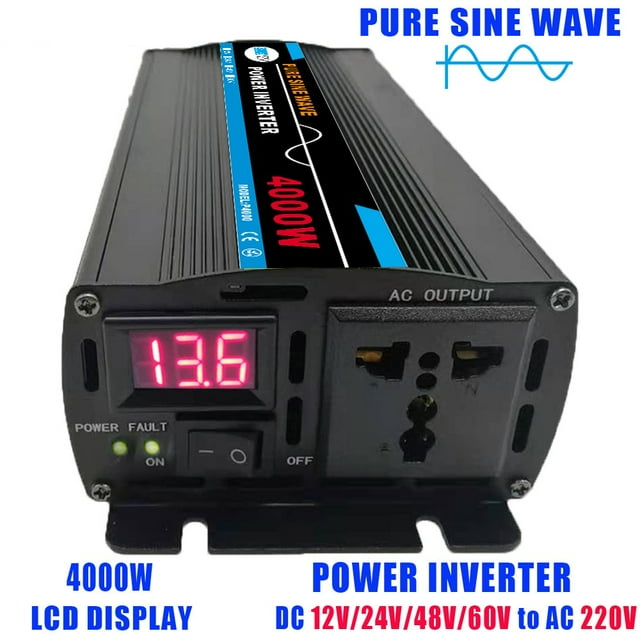 High-Quality 3000W Pure Sine Wave Power Inverter for Solar - Walmart.com