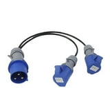 High Quality 32A to Dual 16A Socket 2 Way Splitter Industrial - Walmart.com