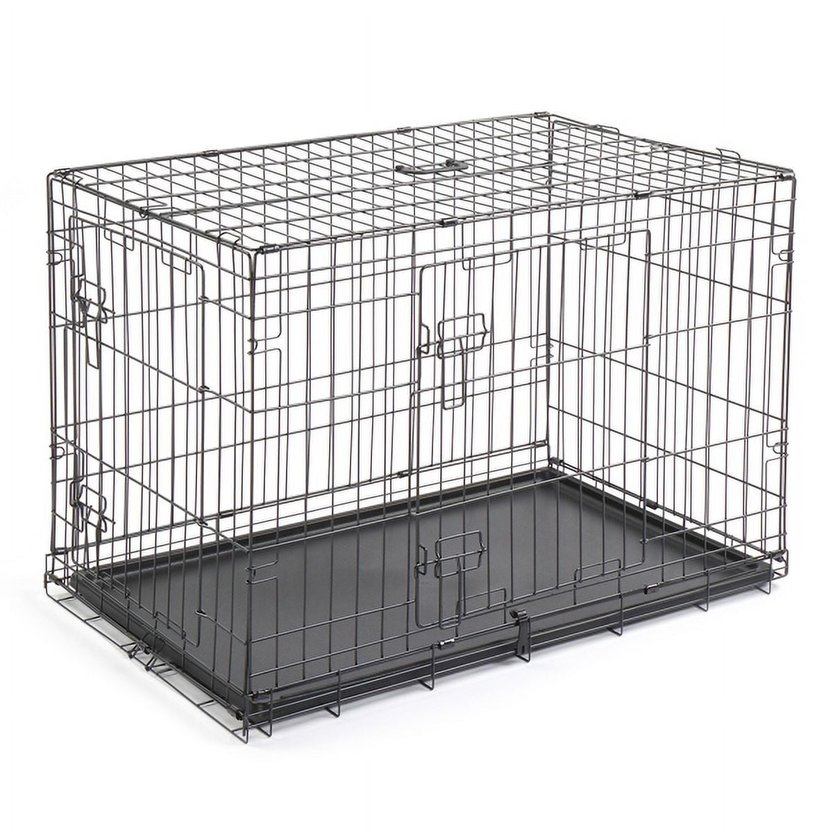 High Quality 36" Durable Dog Crate Kennel Folding Pet Cage with Tray ...