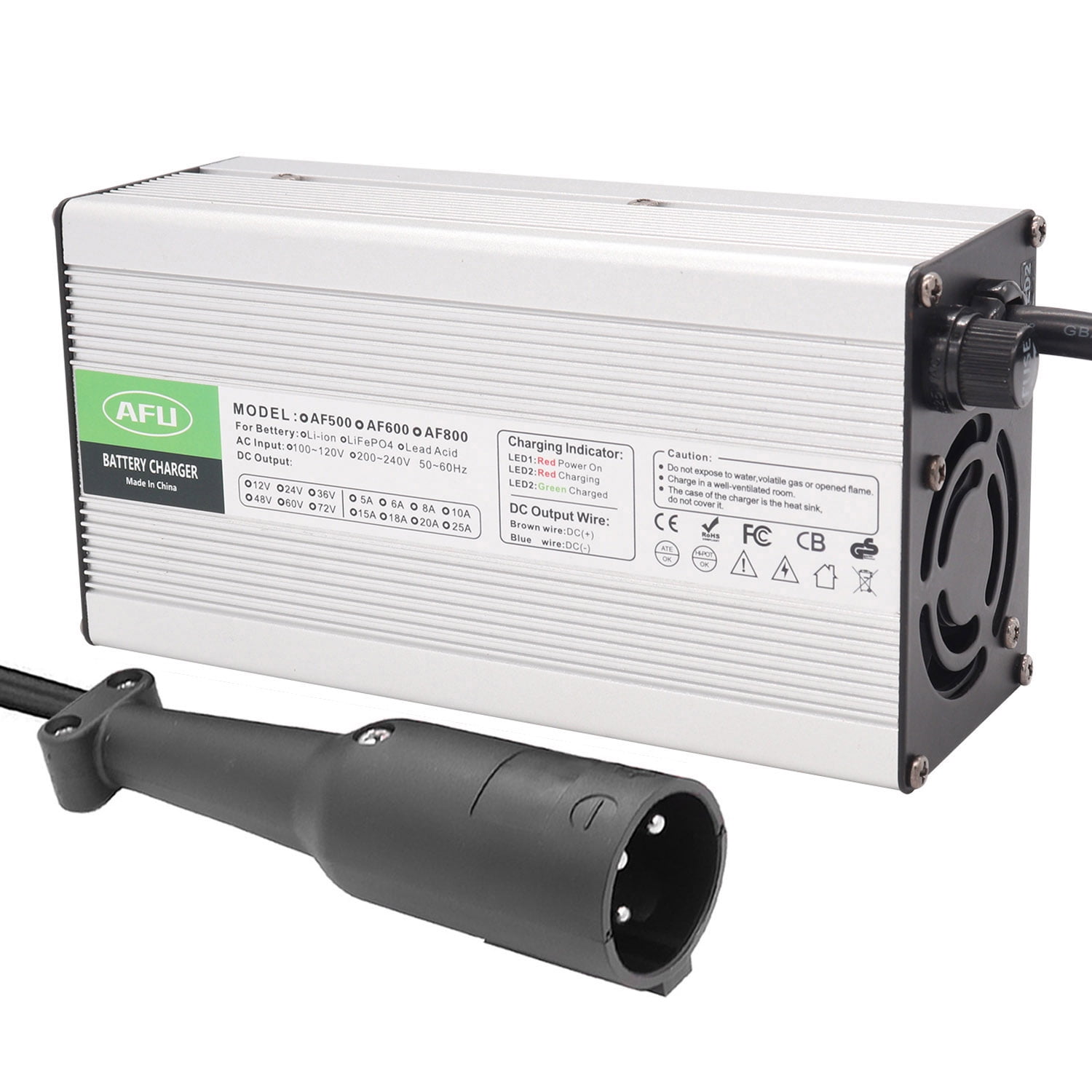 High Quality 48V 10A Lead Acid Auto Charger Float Charge 55.2V Max ...