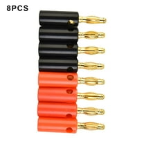 DNF (4 Pack ) Black Square Banana Jack Speaker Box/ Subwoofer Terminal ...