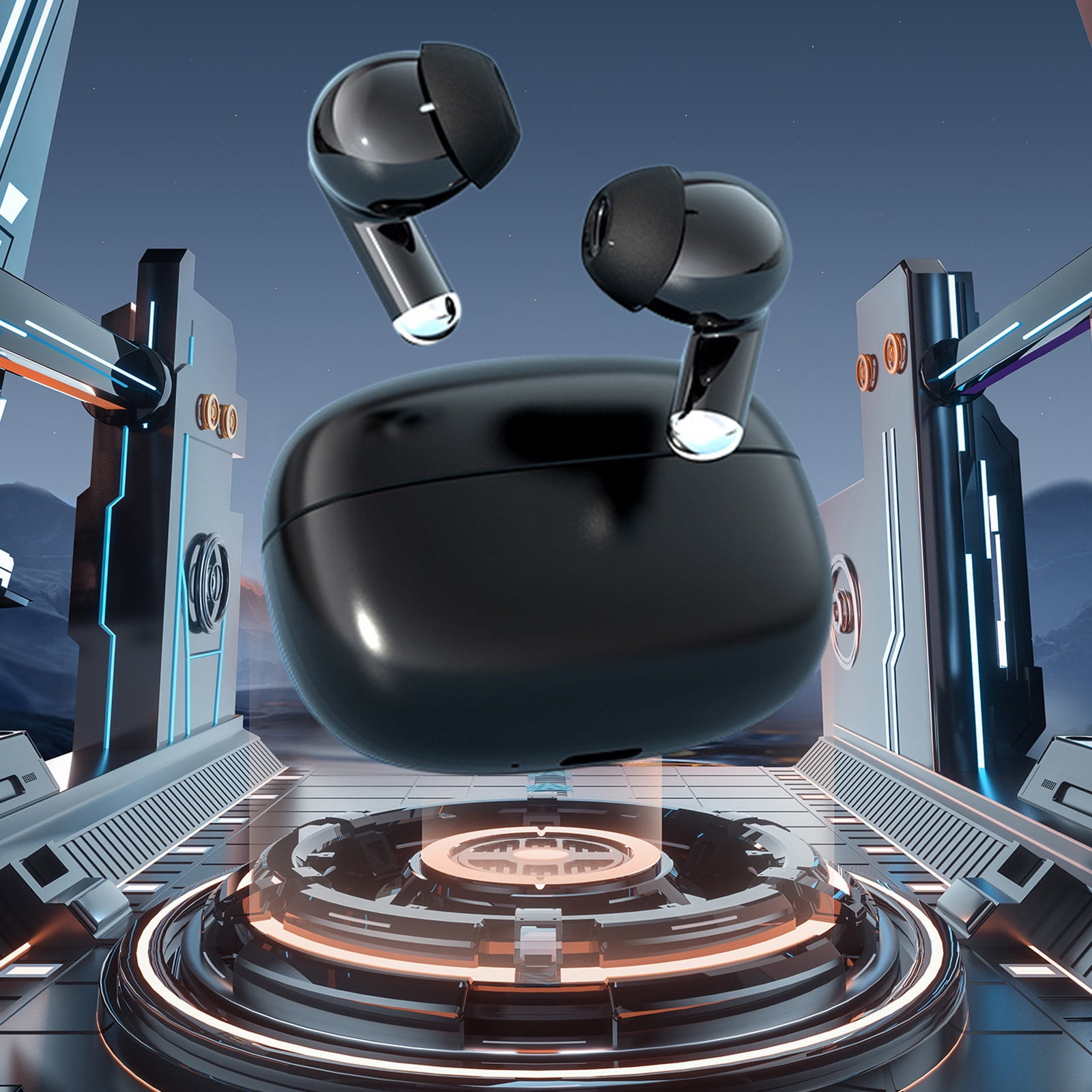 High-Quality Bluetooth Headphones, Wireless Earbuds with Charging Case ...