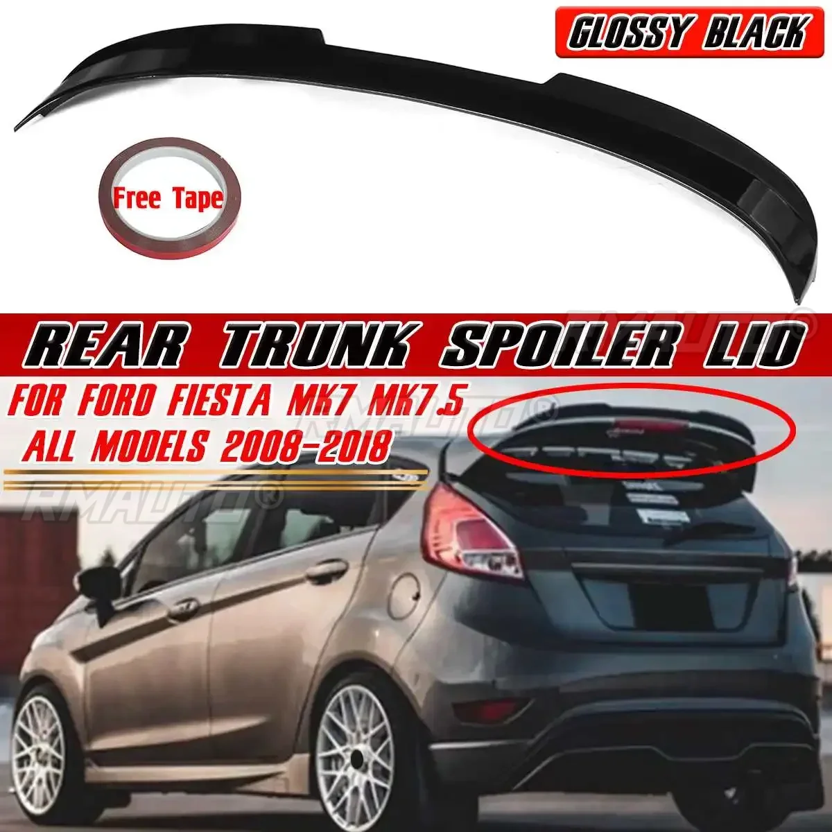 High Quality Car Rear Trunk Boot Lip Spoiler Lip Rear Lip Spoiler FOR ...