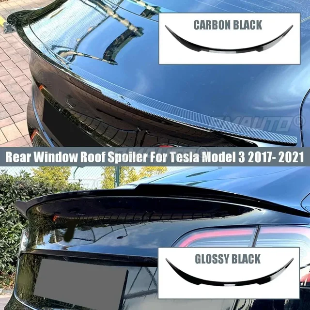 High Quality Car Rear Trunk Boot Lip Spoiler Wing Lid For Tesla Model 3 ...