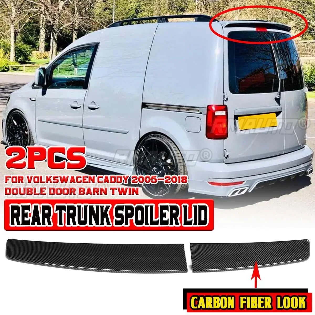 High Quality Car Rear Trunk Lip Wing Lip For Volkswagen For VW Caddy ...