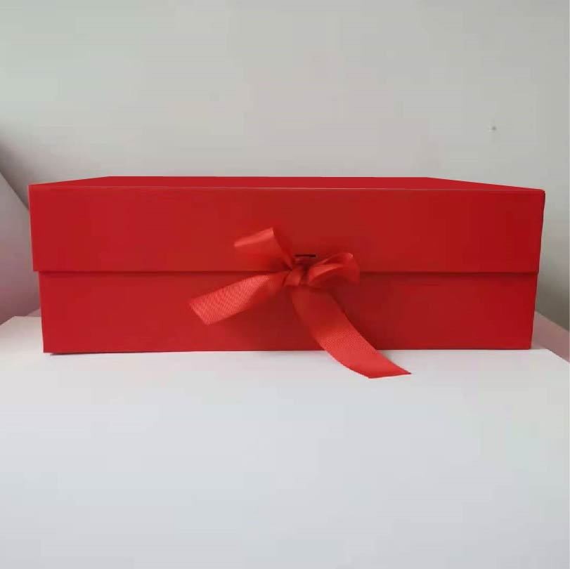High Quality Cardboard Folding Box Bow Gift Box Magnetic Flip Box ...